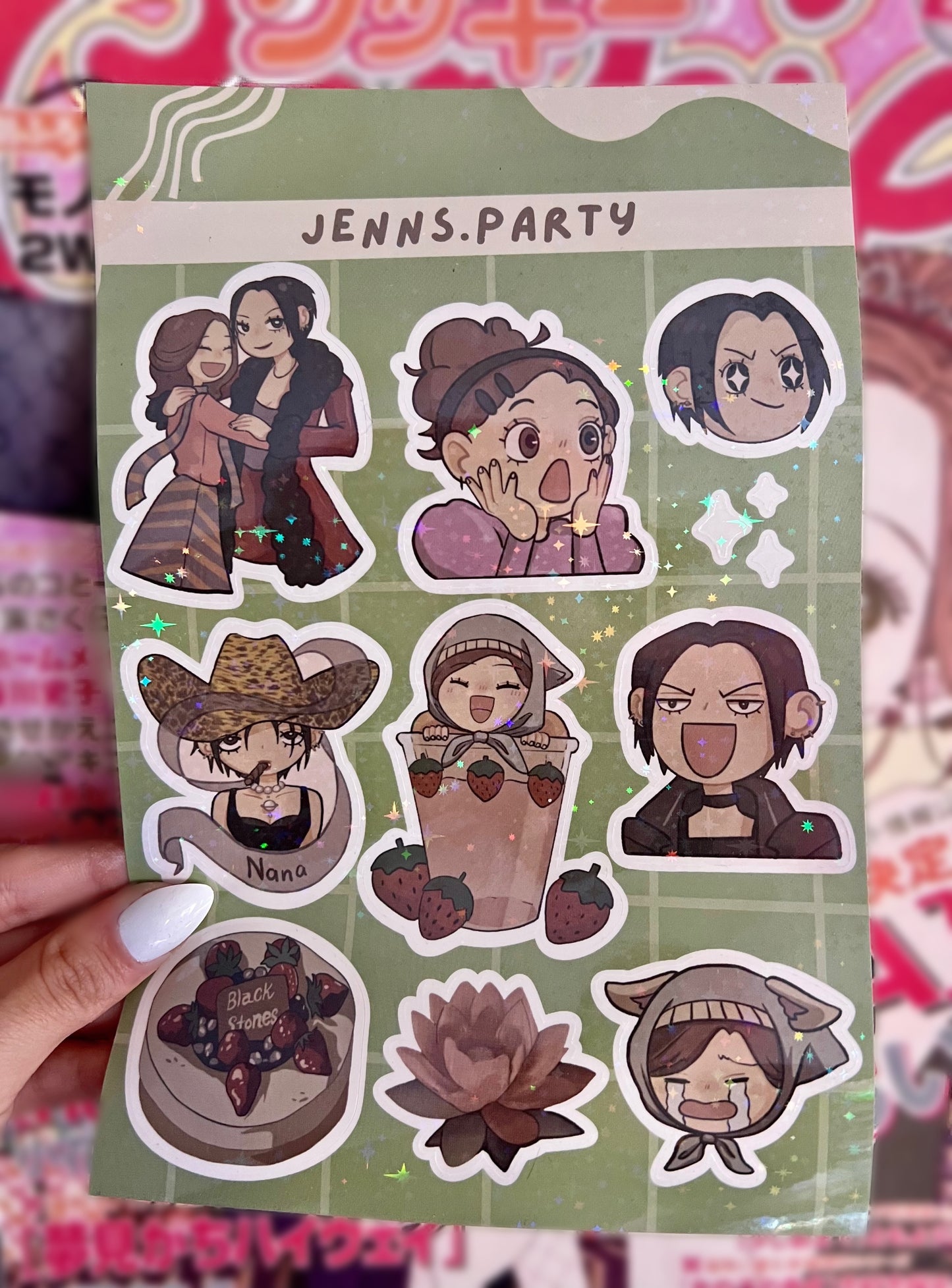 Nana sticker sheet – JENNSPARTY